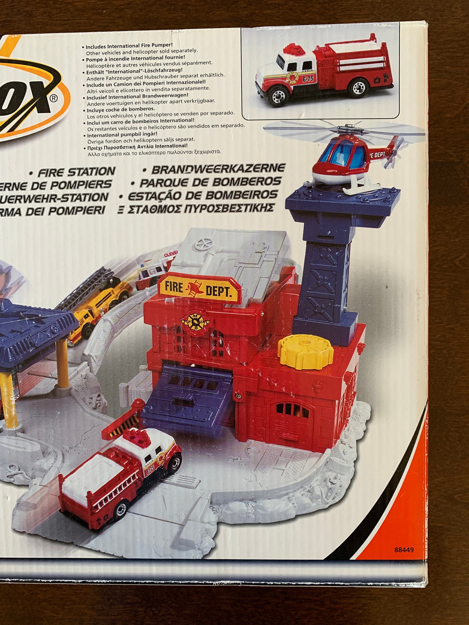 Mattel Matchbox FIRE STATION Model 88449 Mattel Wheels 2000 - Etsy