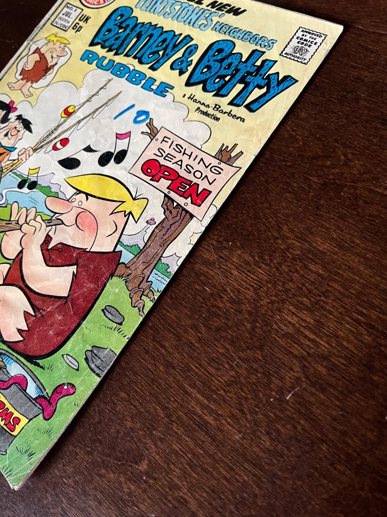 BARNEY & BETTY RUBBLE the Flintstones #8 Charlton Comics 1974 3.0 Low ...