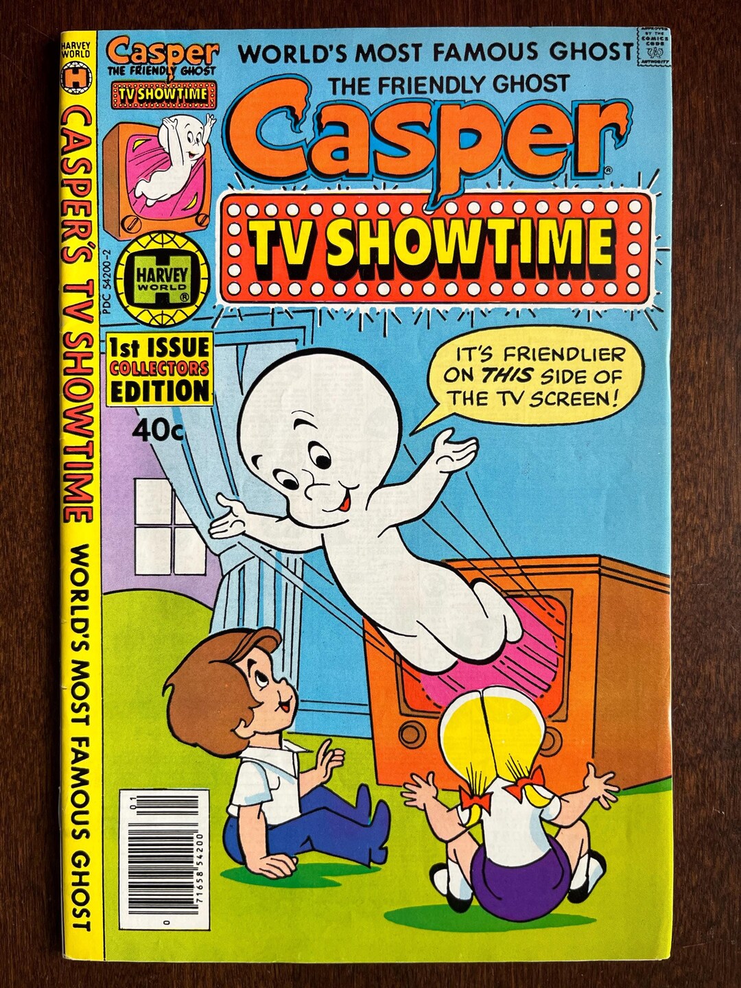 CASPER TV SHOWTIME #1 Harvey Comics 1st Issue 1980 Vf to Nrmt 9.0 ...
