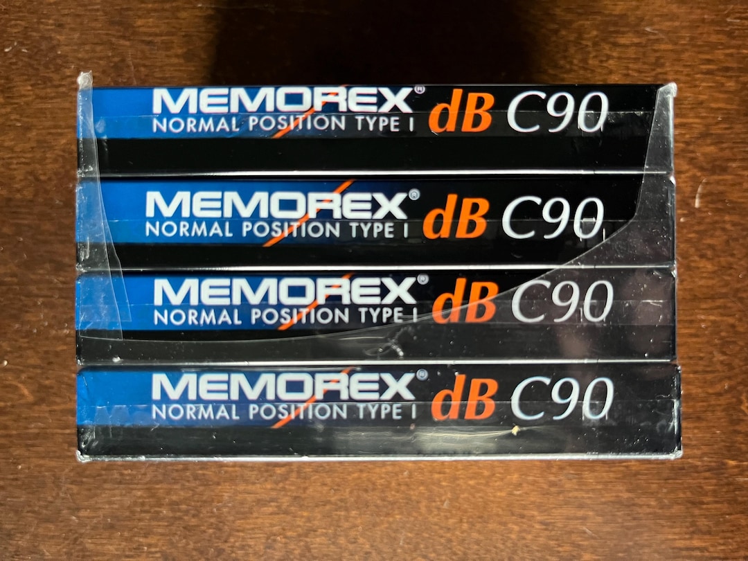 Memorex DB C90 Audio CASSETTE TAPES Blank Recordable 90 Min 4 Pack New ...