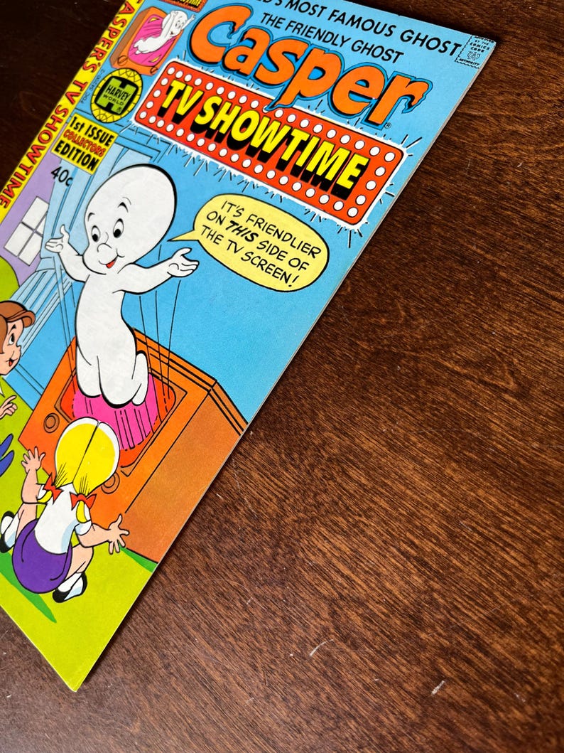 CASPER TV SHOWTIME #1 Harvey Comics 1st Issue 1980 Vf to Nrmt 9.0 ...