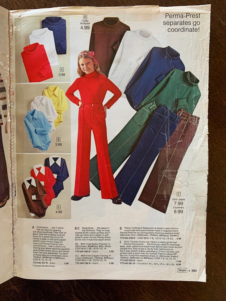 1974 Simpsons Sears Fall & Winter Catalogue Canada | Etsy