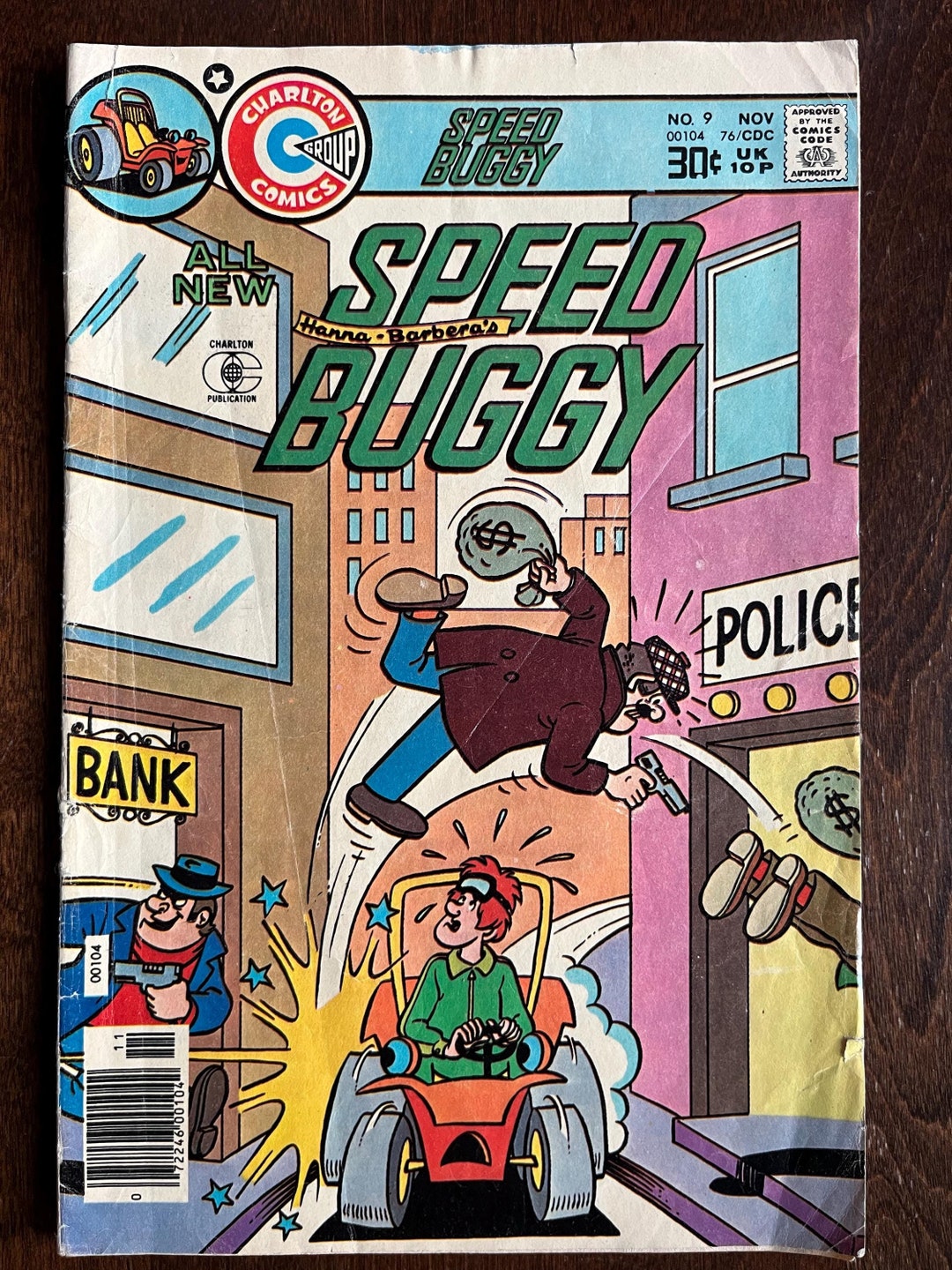 Hanna Barbera SPEED BUGGY #9 Charlton Comics 1976 VG 4.0 Last Issue - Etsy