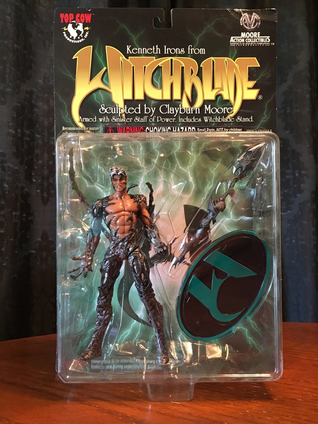 Witchblade KENNETH IRONS Action Figure Moore Action Collectibles 1998 ...