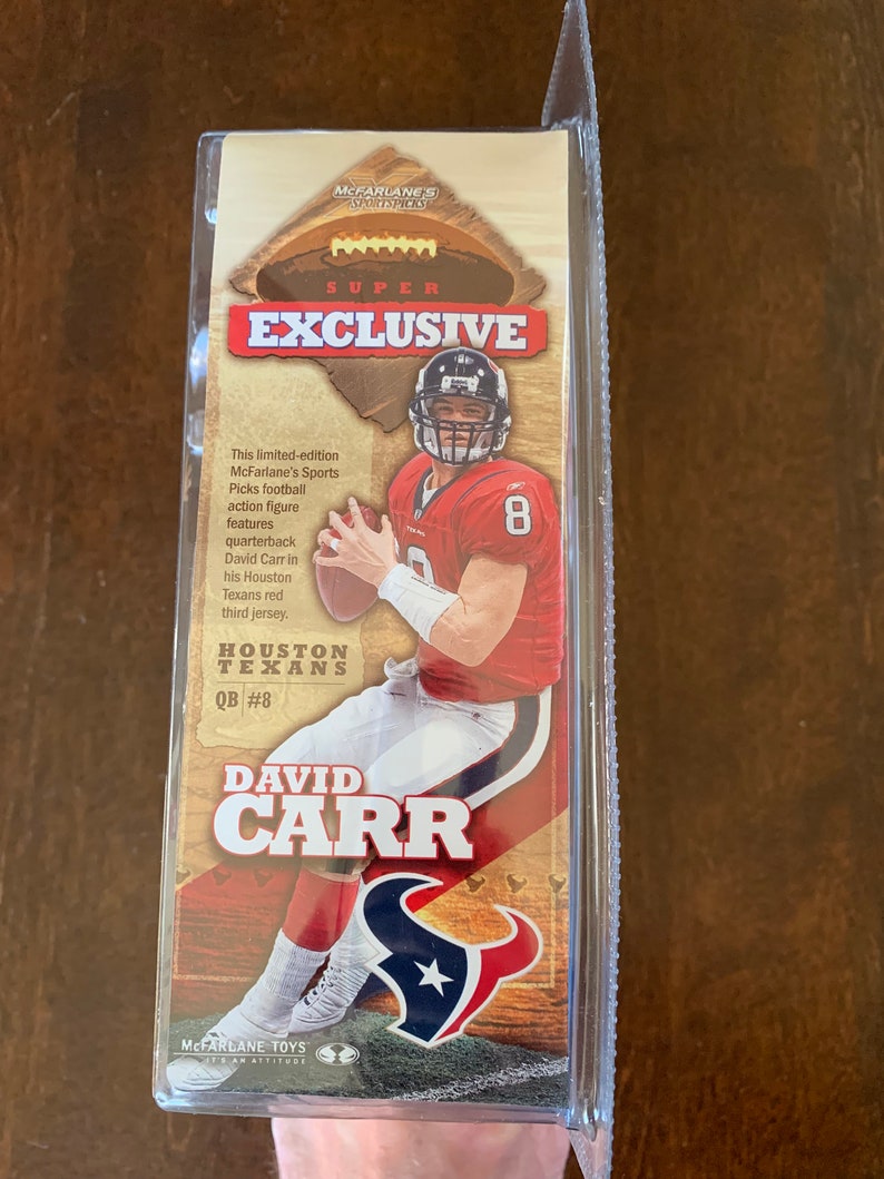 Mcfarlane Toys DAVID CARR Super Exclusive NFL Houston Texans 2004 ...