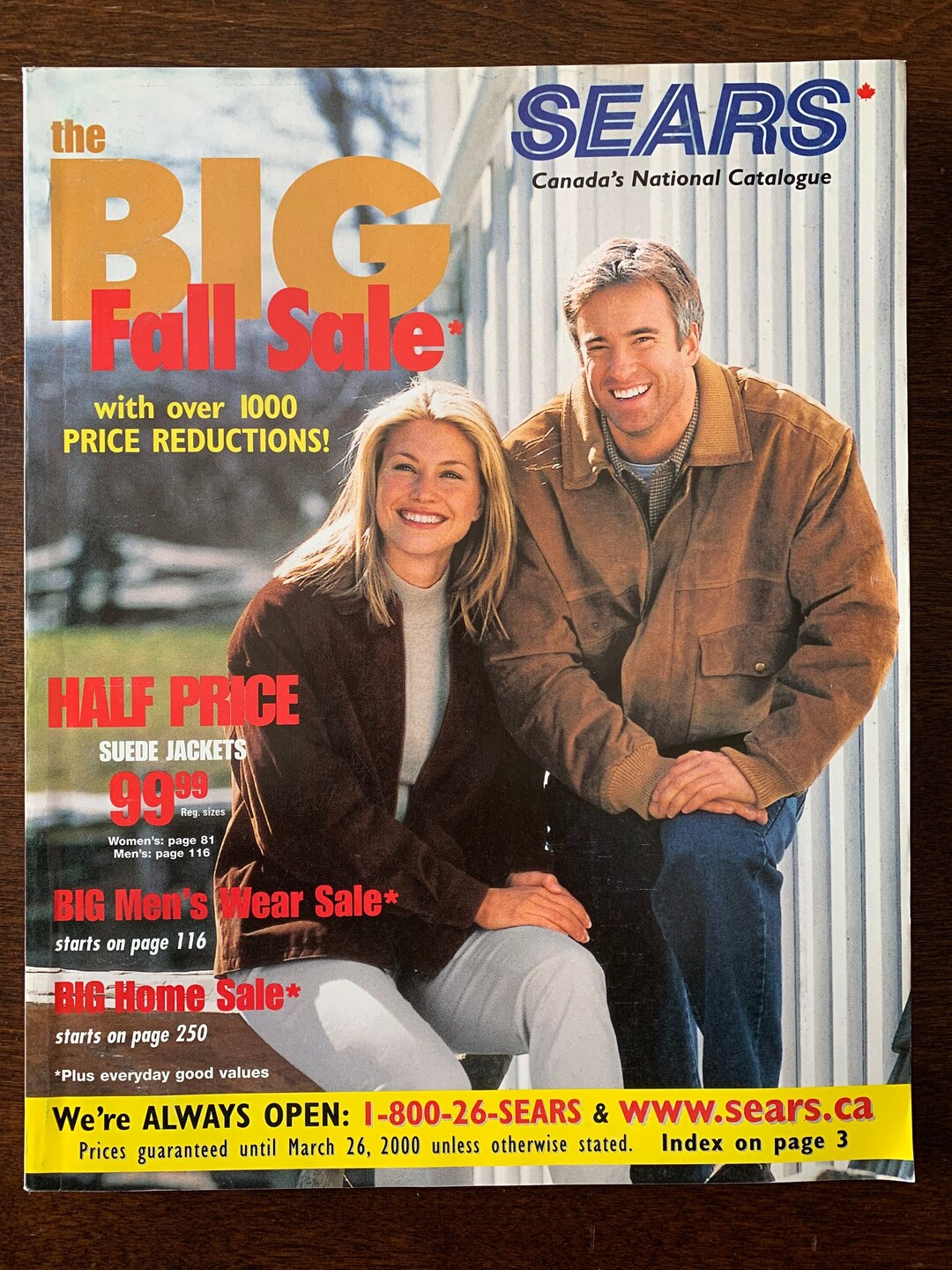1999 Sears the Big FALL Sale Catalogue Canada - Rare - Etsy
