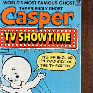 CASPER TV SHOWTIME #1 Harvey Comics 1st Issue 1980 Vf to Nrmt 9.0 ...
