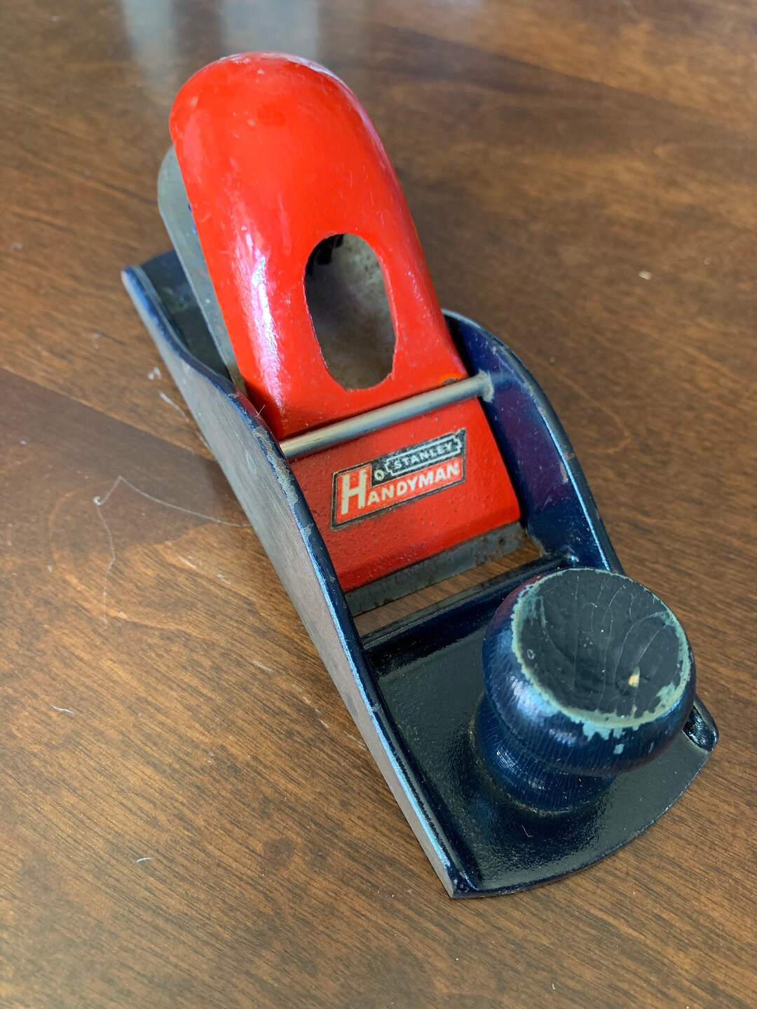 Vintage STANLEY Handyman Wood Working Block Plane 6 5/8inch Smooth Base ...