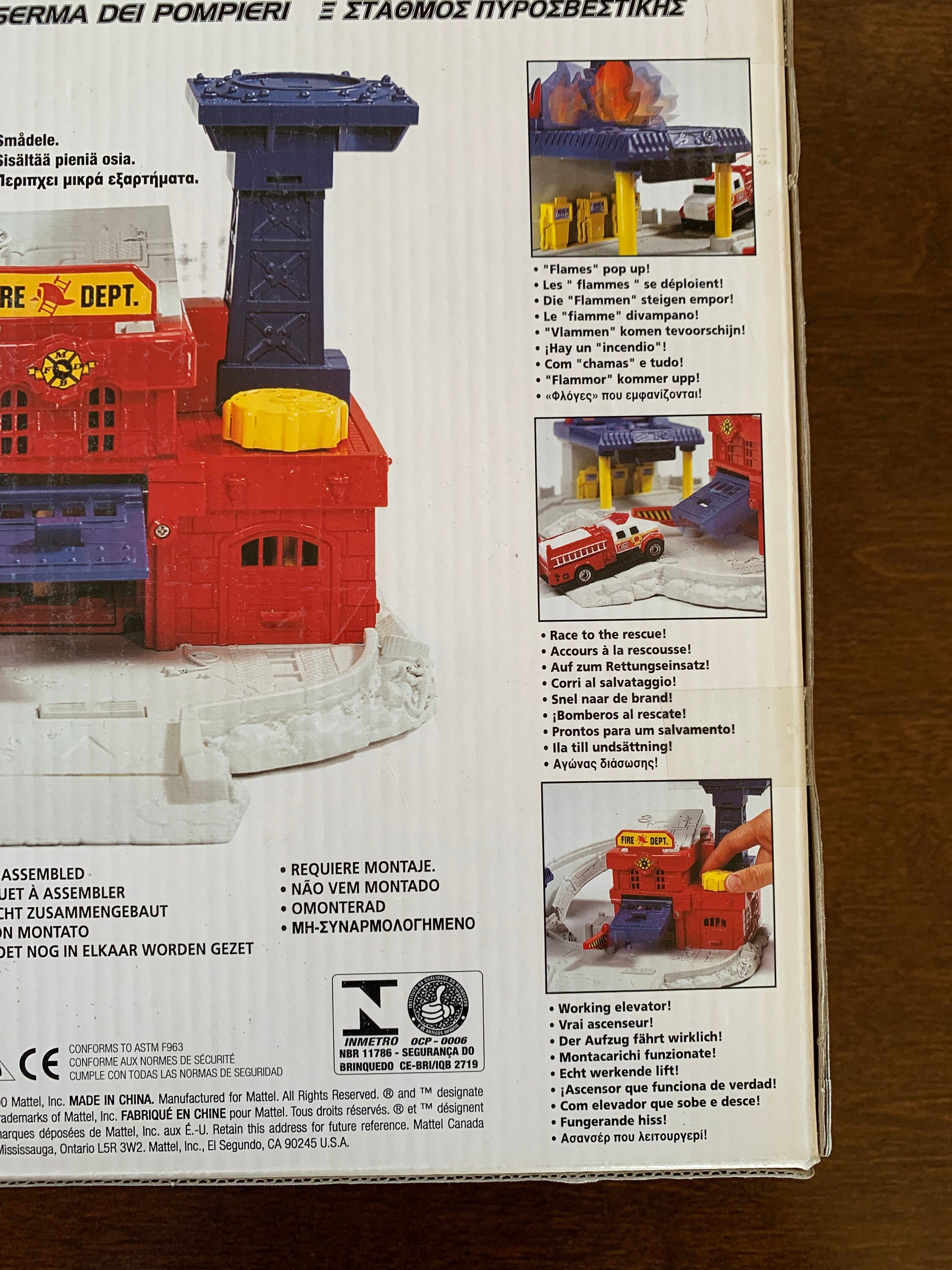 Mattel Matchbox FIRE STATION Model 88449 Mattel Wheels 2000 - Etsy