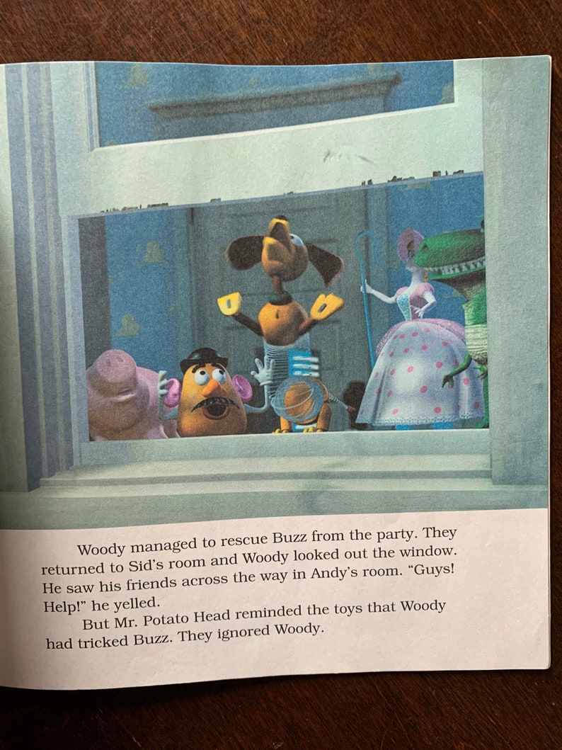 Disney's TOY STORY Golden Books Trade Paperback 1995 - Etsy