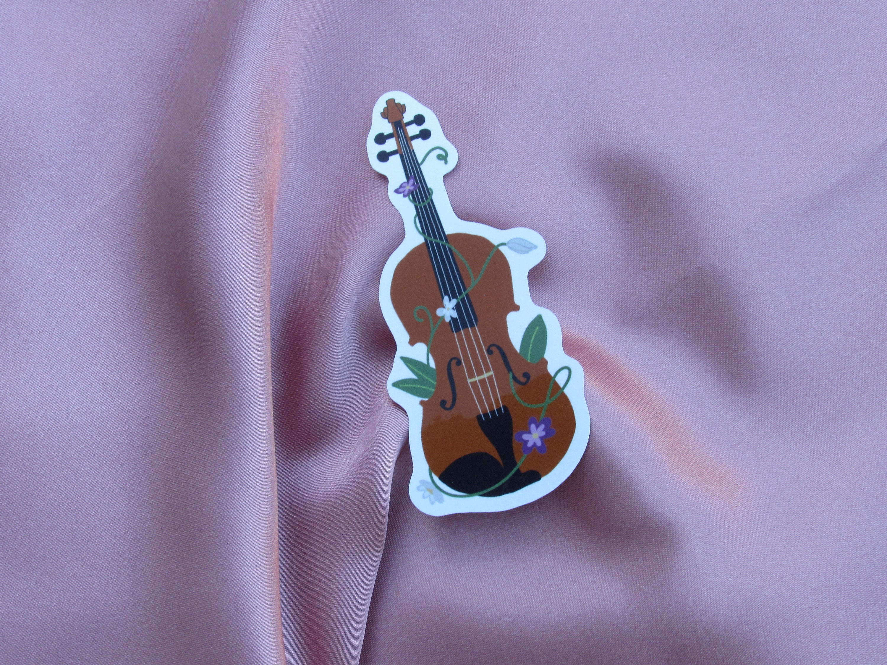 Floral Viola Sticker - Etsy
