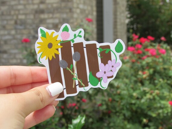 Floral Marimba Sticker - Etsy