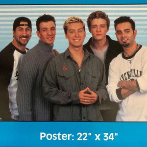 RARE Vintage NSYNC Poster singing With Nsync - Etsy
