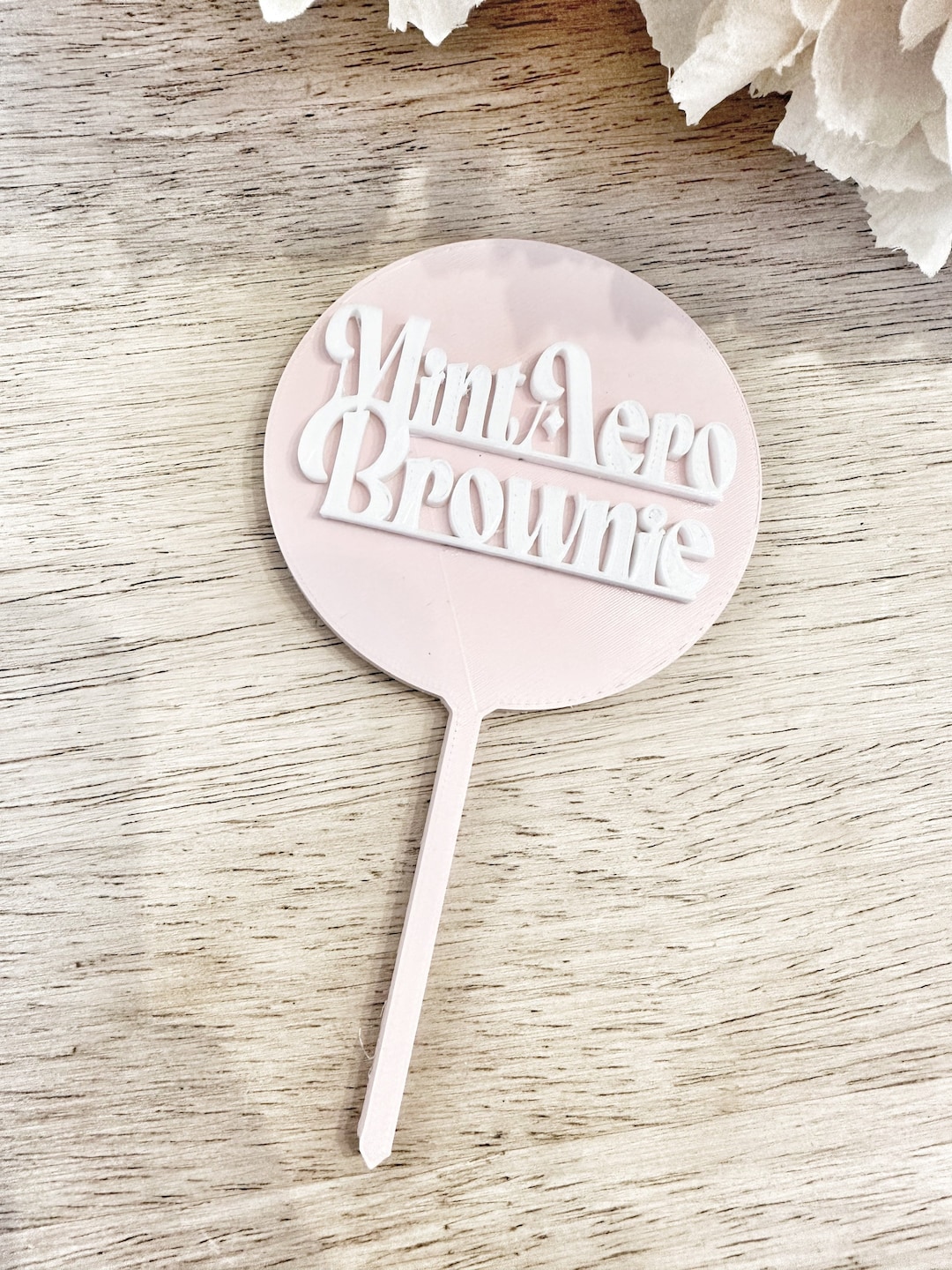 Paddle Cake Topper 3D Printed, Personalised Cake Topper, Number Age ...