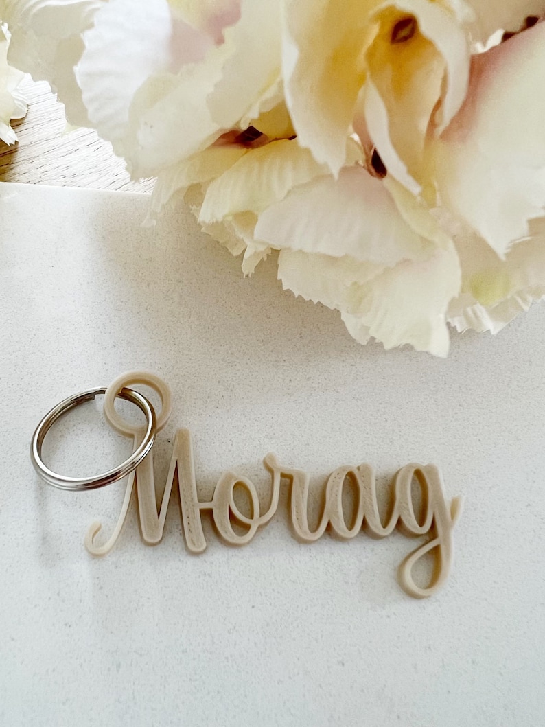 Wedding Place Cards / Wedding Keyring/names/ Birthday 3D Printed ...