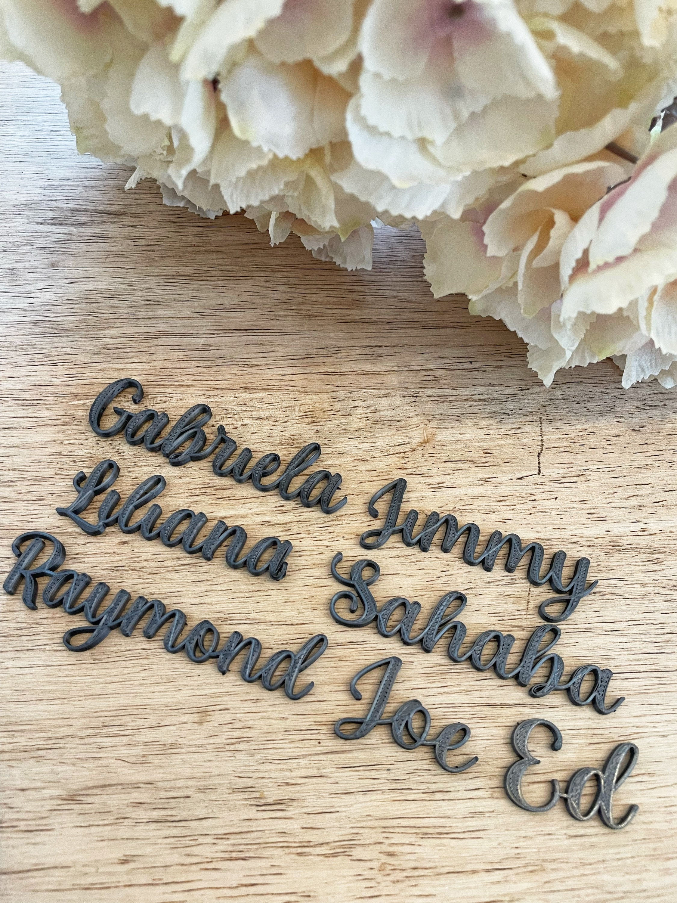 Wedding Place Cards / Names /wedding Place Names, Personalised Wedding ...