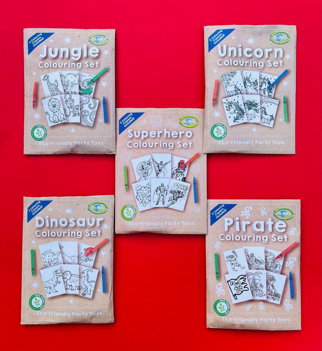 Eco Colouring Sets - Etsy