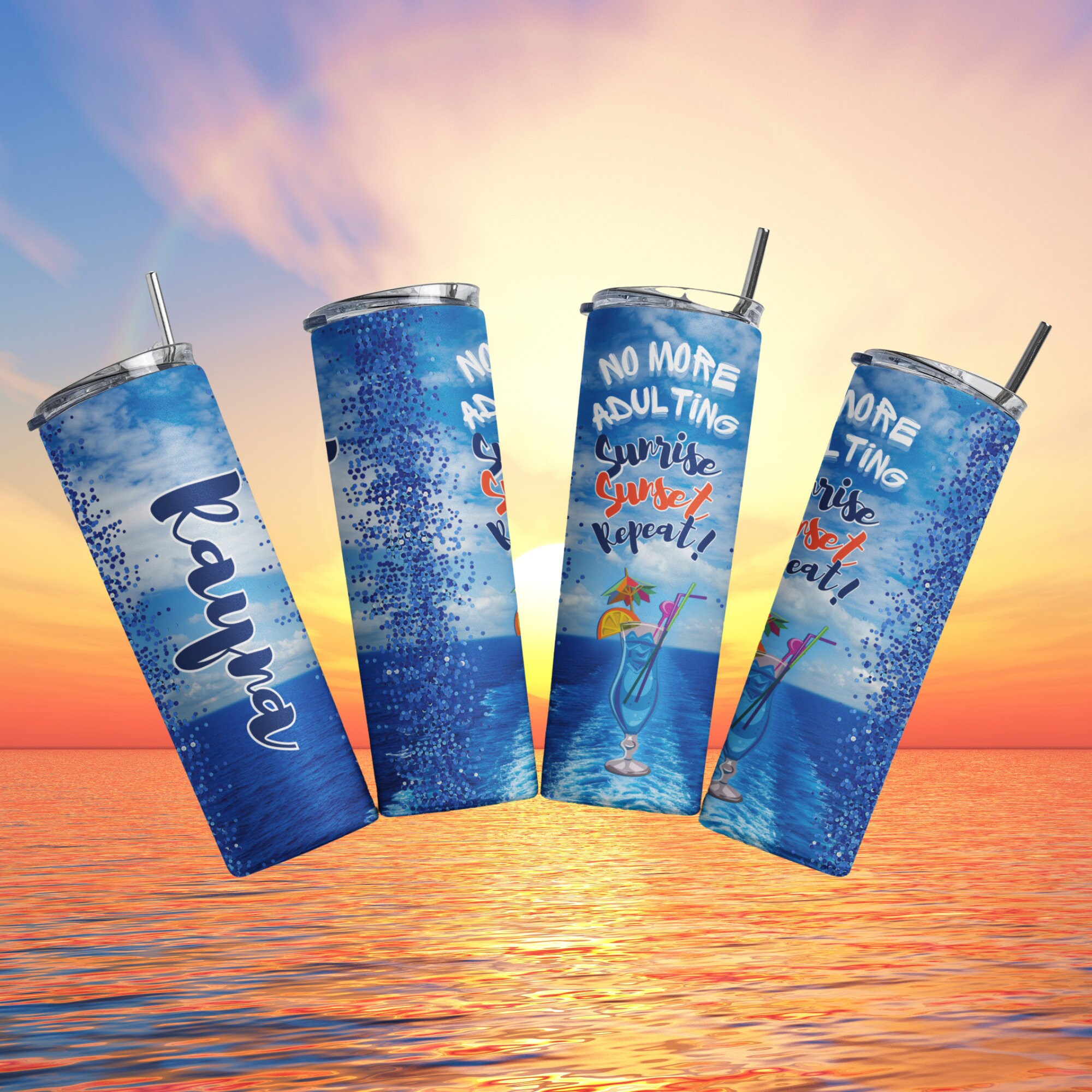 Personalized Tumbler for Cruise, Jimmy Buffett Cruise Tumbler, Parrot ...