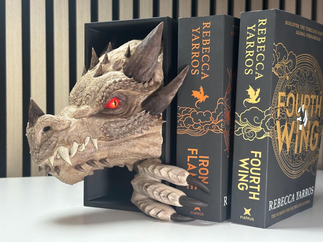 Balerion Dragon Book Nook: Game of Thrones Inspired, Hand-painted - Etsy