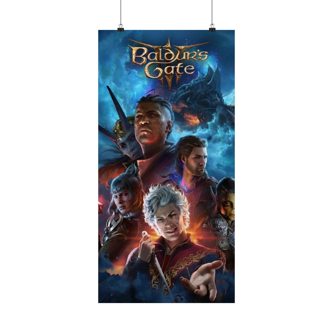 Baldur's Gate 3 Vertical Poster Matte Vertical Posters - Etsy
