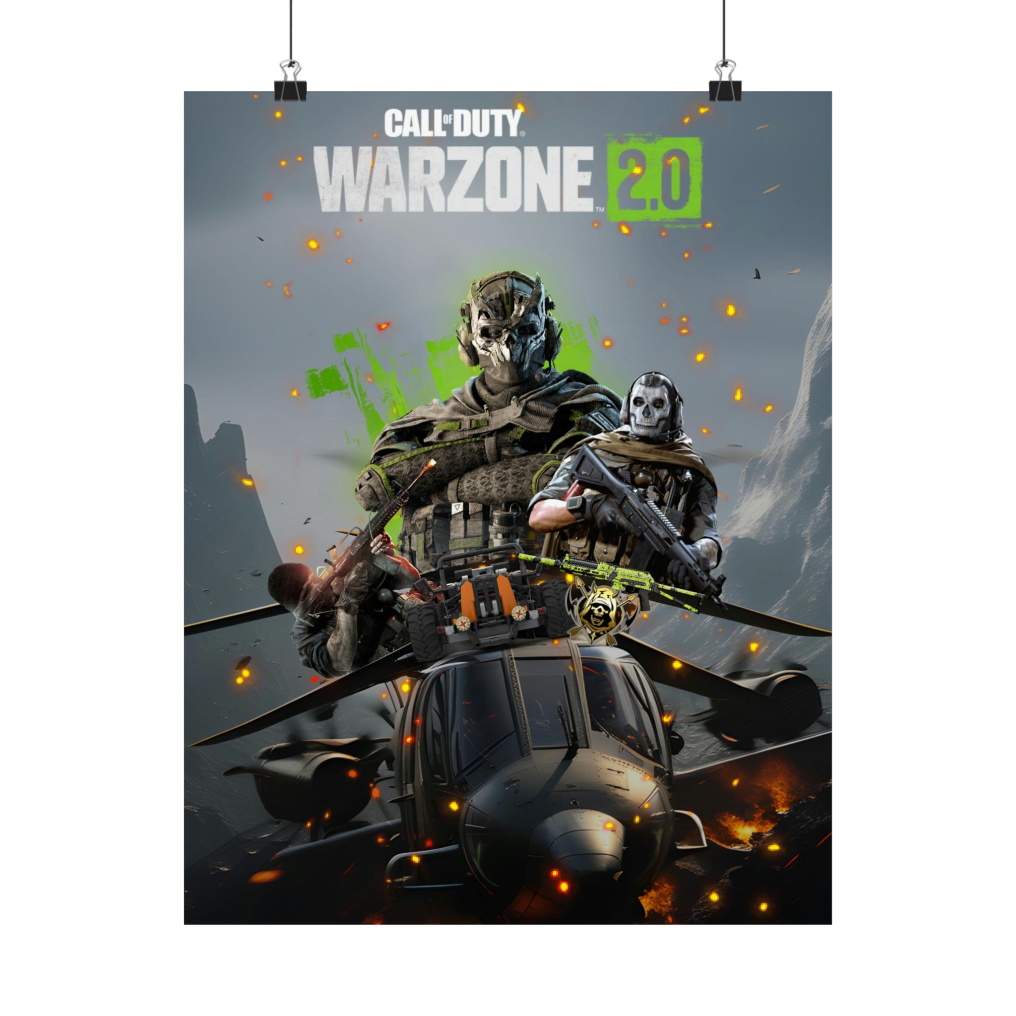 WARZONE 2.0 Poster Call of Duty Posters, Gaming, Room Poster, Art Wall ...