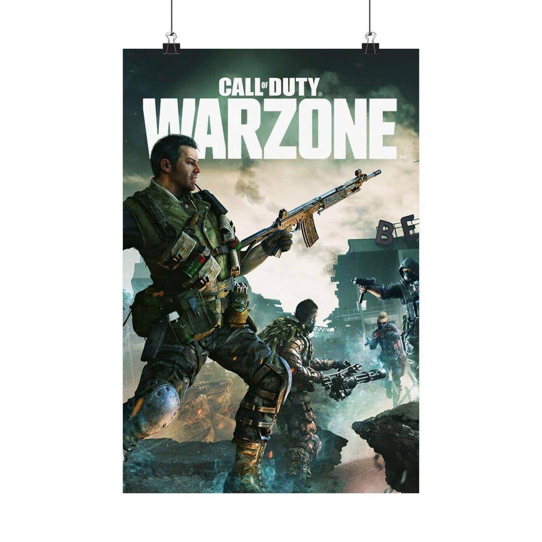 Gaming Posters, Call of Duty Warzone Vertical Matte Posters, Wall Art ...