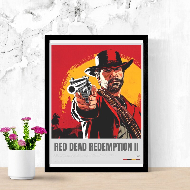 Red Dead Redemption Poster - Etsy
