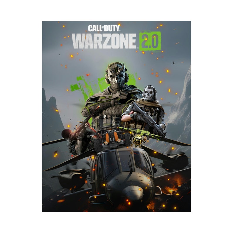WARZONE 2.0 Poster Call of Duty Posters, Gaming, Room Poster, Art Wall ...