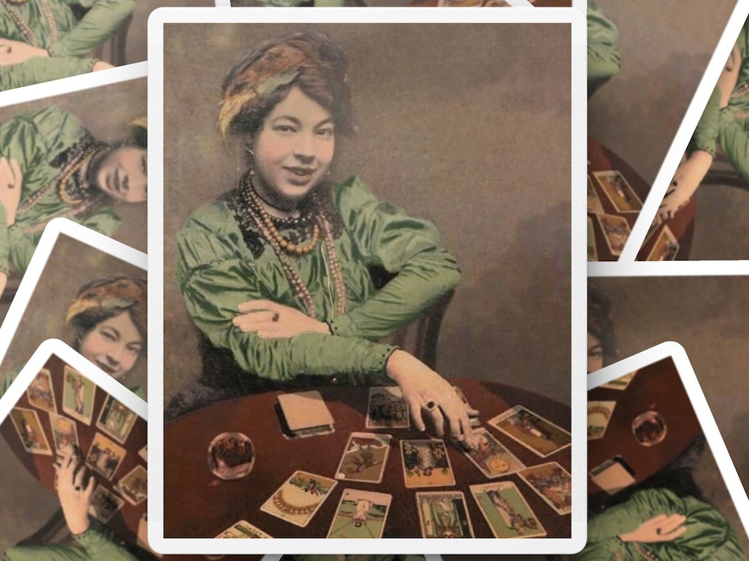 Tarot Vinyl Sticker, Pamela Colman Smith Sticker, Pixie Tarot Sticker, Mystic Sticker, Laptop ...