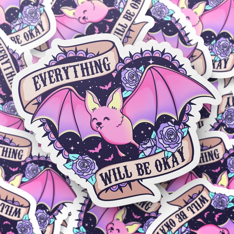 Goth Stickers - Etsy