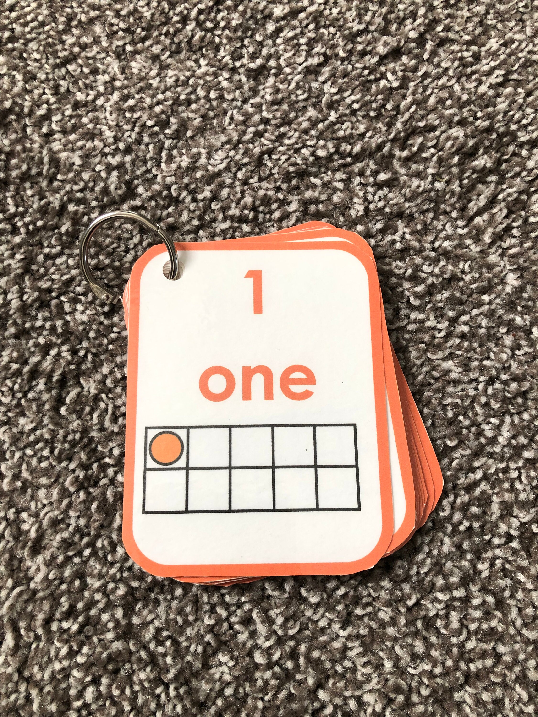 Number Flashcards: English & Spanish - Etsy