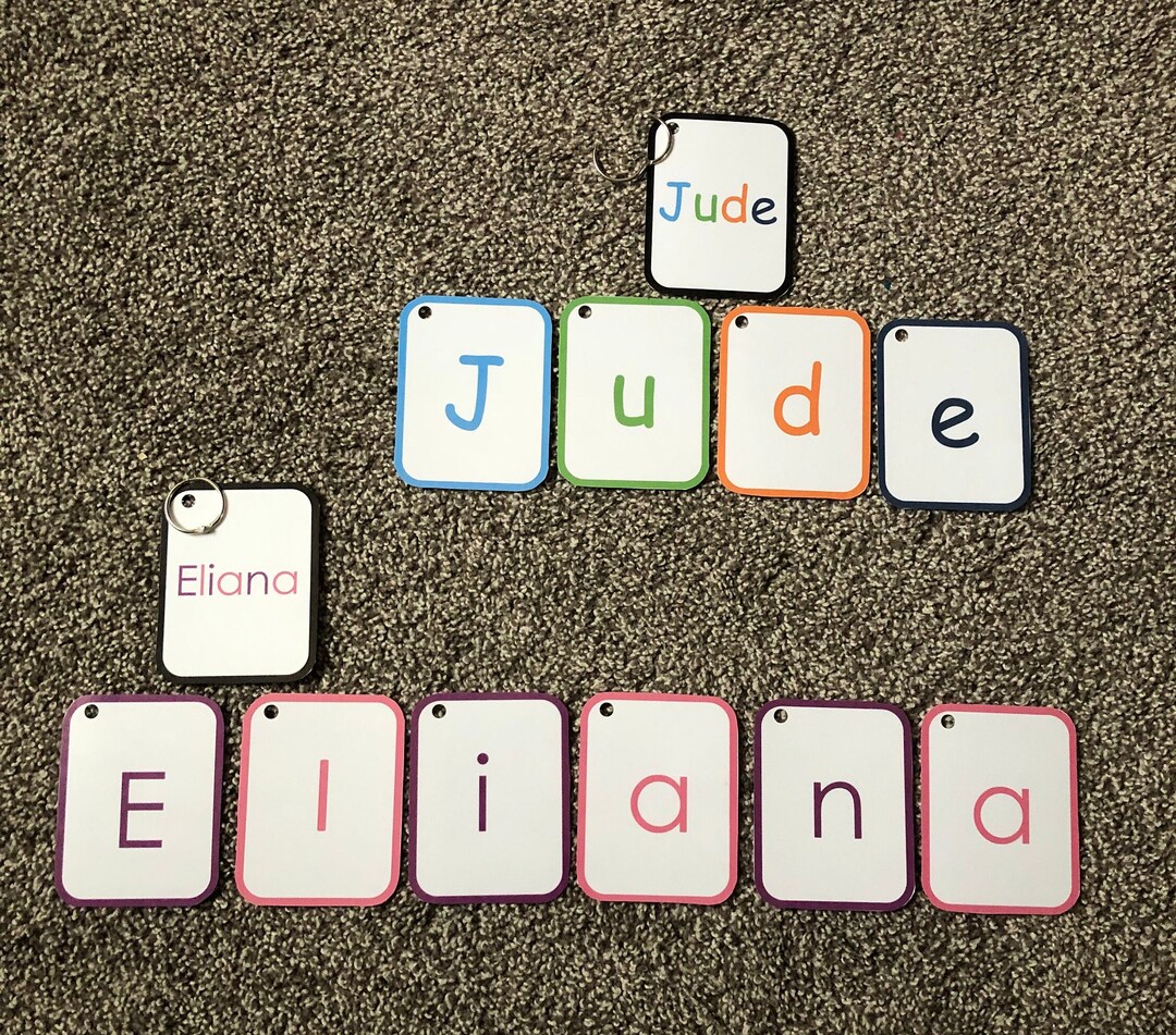 Name Flashcards - Etsy