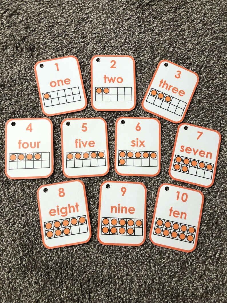 Number/skip Counting Flashcard BUNDLE - Etsy