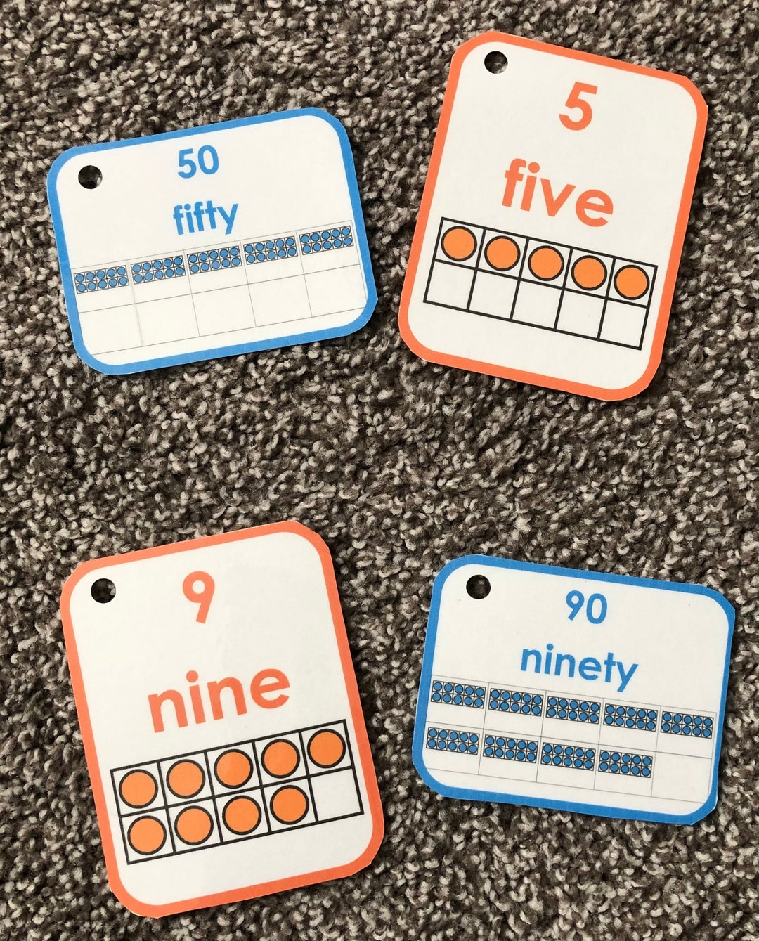 Number/skip Counting Flashcard BUNDLE - Etsy