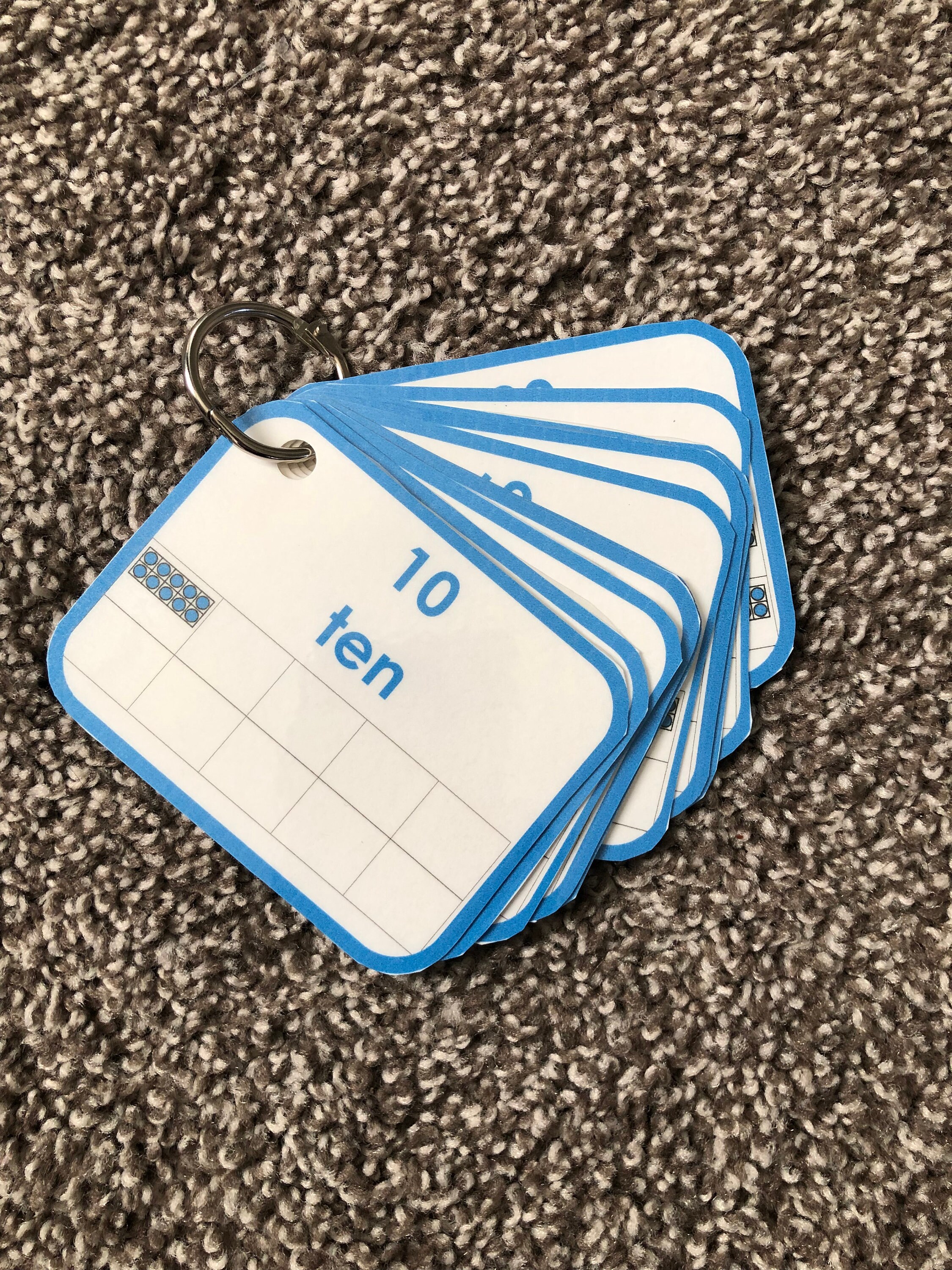 Skip Counting 10s Flashcards: English & Spanish - Etsy