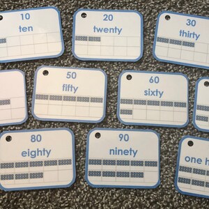 Skip Counting 10s Flashcards: English & Spanish | Etsy