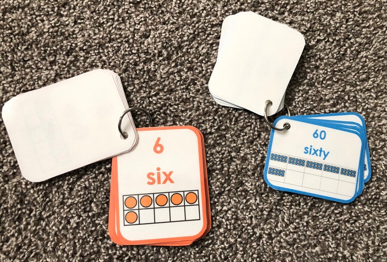 Number/skip Counting Flashcard BUNDLE - Etsy