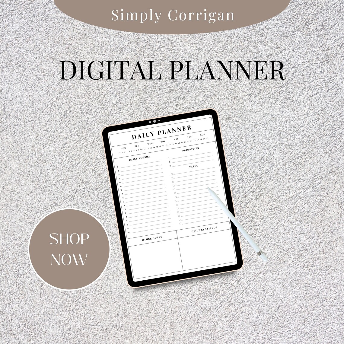 Planner Pages Bundle, Printable, Canva Template - Etsy