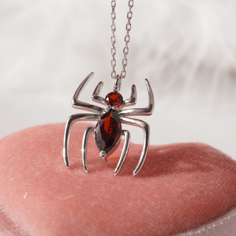 Spider Necklace - Etsy
