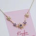 Princess Sun Necklace Sun Flower Necklace -purple Necklace - Etsy