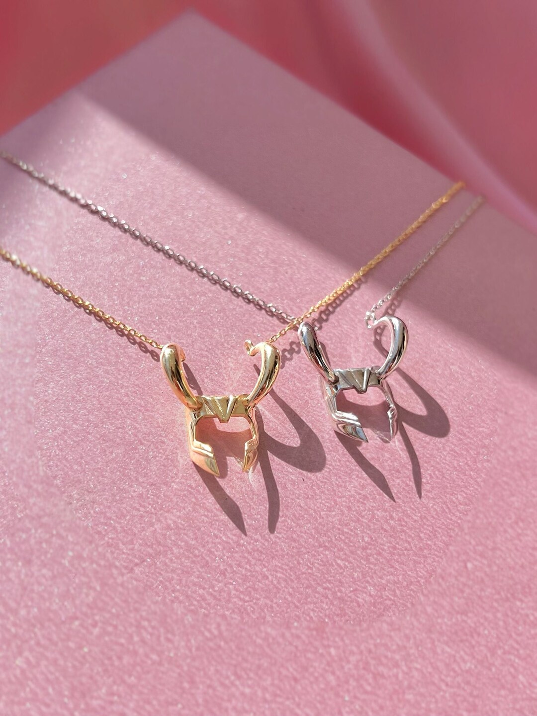 Loki Necklace, Loki Horn Necklace ,loki Laufeyson -925 Sterling Silver ...