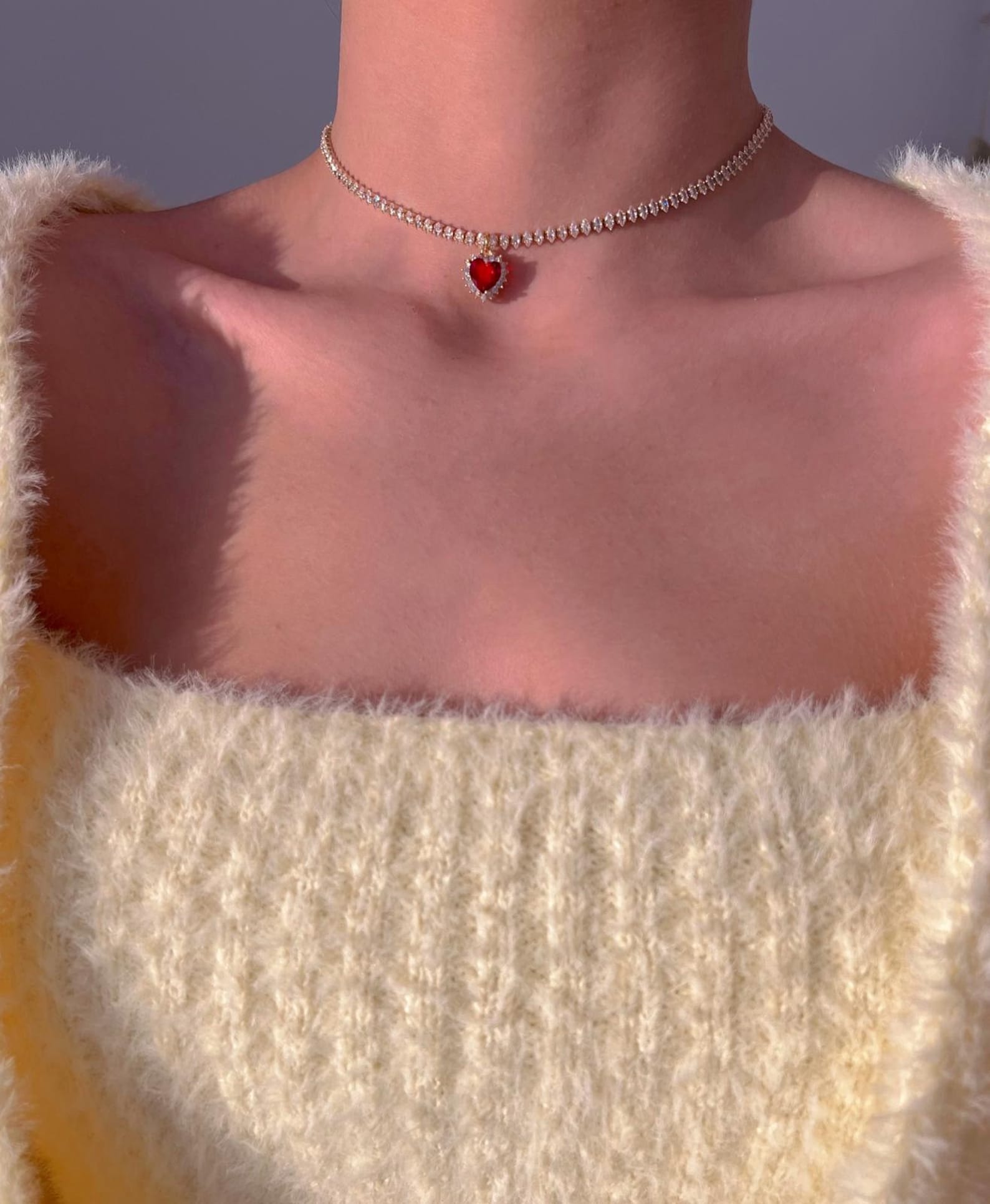 Princess Choker Necklace Friendship Necklace Tennis Chain - Etsy