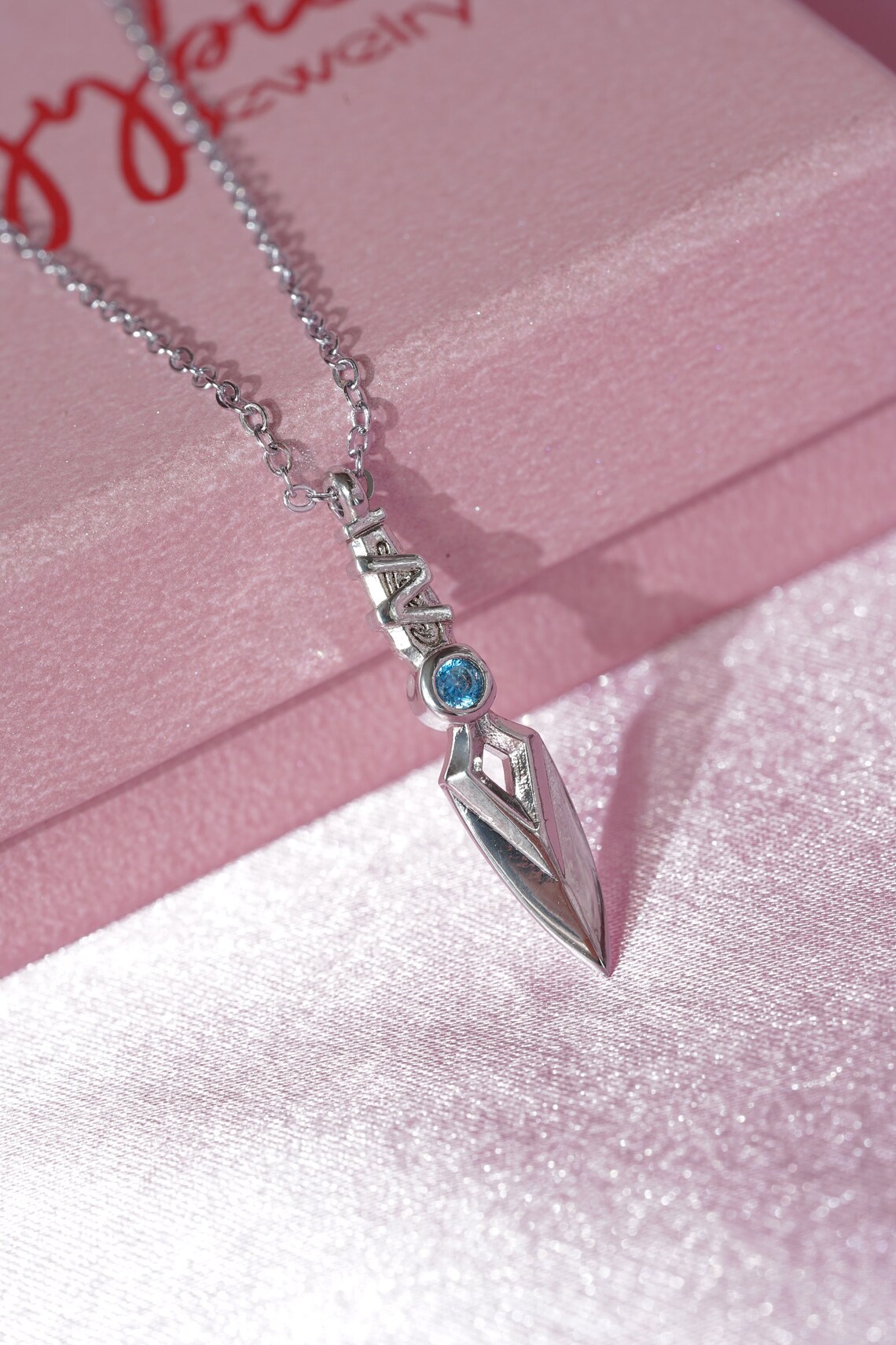 Jett Knife Necklace, Gamer Necklace, Gamer Jewelry, Gift for Her ...