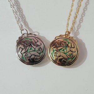 Merida Inspired -princess Jewelry, Celtic Three Bears Necklace, Celtic ...