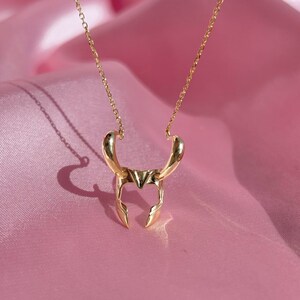 Loki Necklace, Loki Horn Necklace ,loki Laufeyson -925 Sterling Silver ...