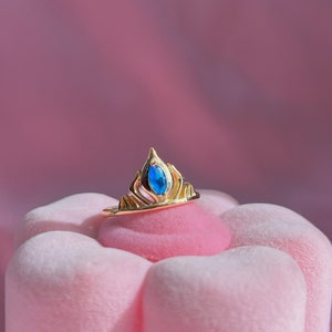 Snow Queen Crown Ring, Snow Queen Headpiece, Snow Queen Tiara Ring ...