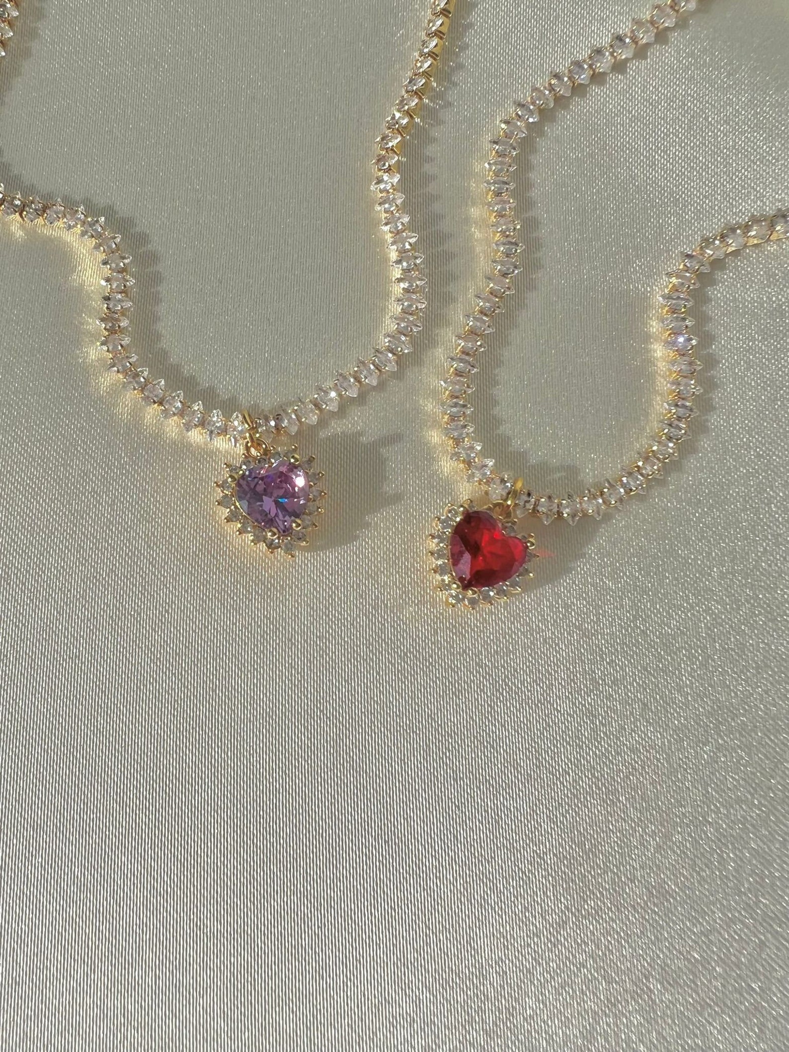 Princess Choker Necklace Friendship Necklace Tennis Chain - Etsy