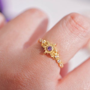 Princess Crown Ring, Sun Ring,sun Jewelry, Princess Jewelry, Princess ...