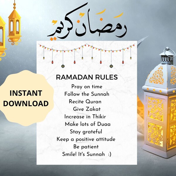 Ramadan Decoration - Etsy