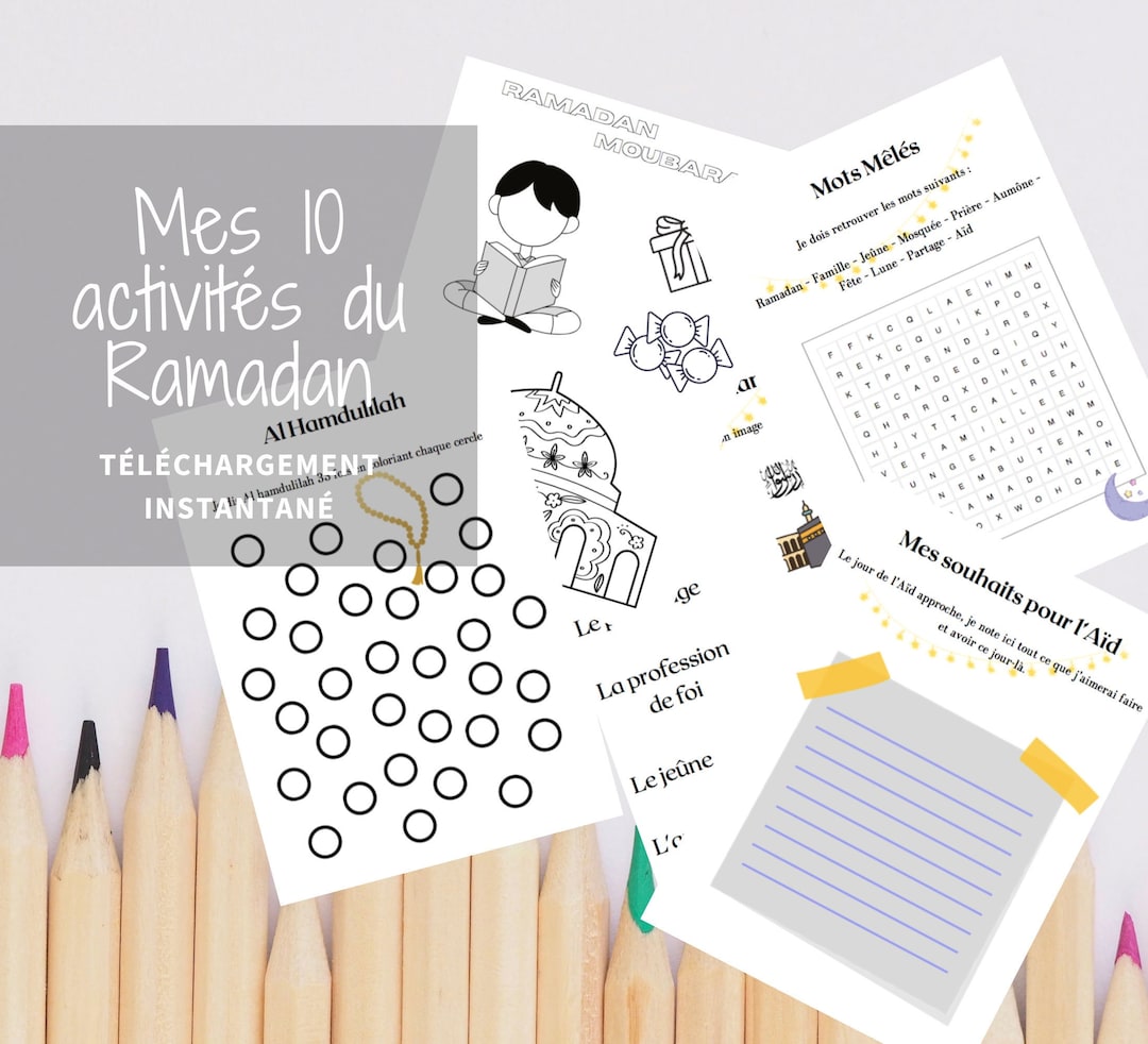 Ramadan Activity Booklet for Kids - Etsy